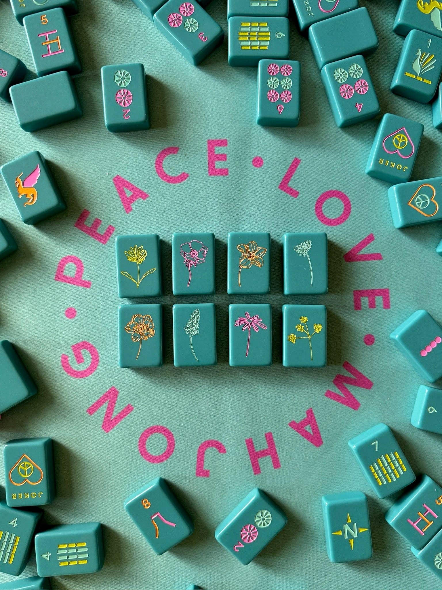 OG Mahj Tiles - Totally Teal – James + Joy