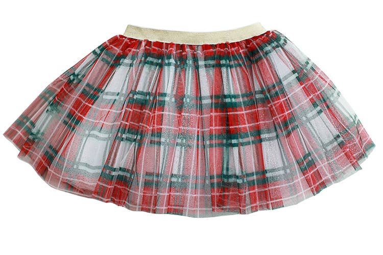 Red Plaid tutu – James + Joy