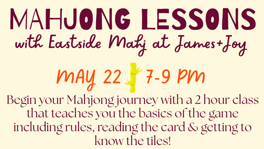 Private - Mahjong Basics Class – James + Joy